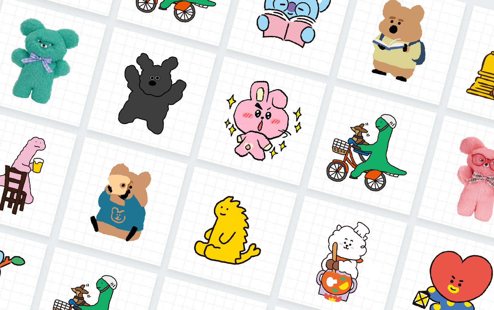 [나의 여행 페르소나는?] 군중 속 철학가 – LINE FRIENDS SQUARE