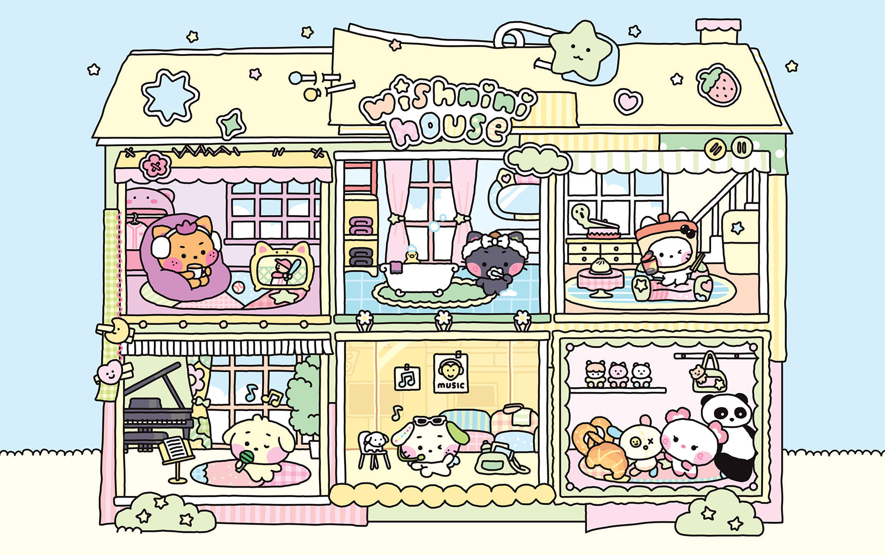 wishnini house PUZZLE – LINE FRIENDS SQUARE
