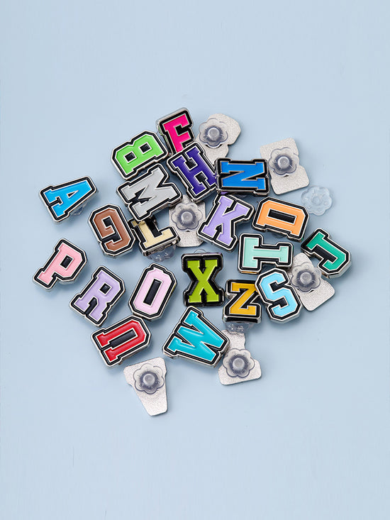 COLLER COLORED ALPHABET METAL STICON – LINE FRIENDS SQUARE