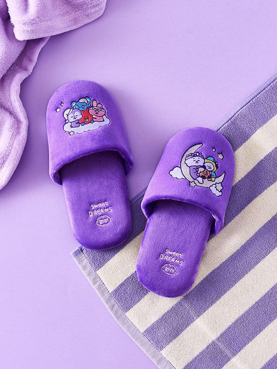 BT21 NEW BASIC SWEET DREAMS HOME SLIPPER – LINE FRIENDS SQUARE