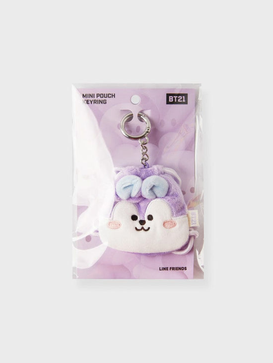 BT21 MANG MINI POUCH KEYRING BIG & TINY EDITION – LINE FRIENDS SQUARE