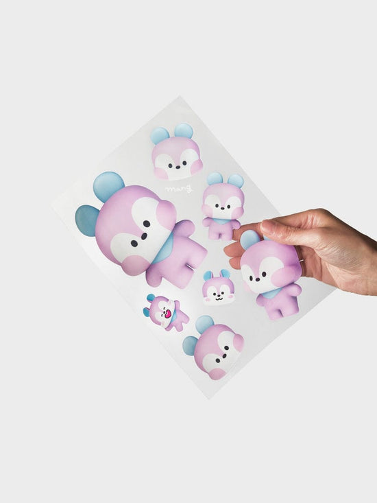 BT21 MANG REMOVABLE STICKERS BIG & TINY EDITION – LINE FRIENDS SQUARE