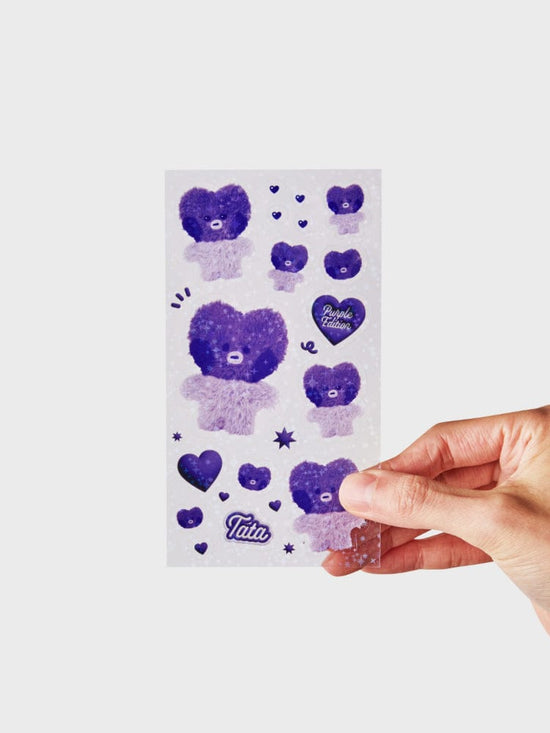 BT21 TATA Purple of Wish Edition 미니니 스티커 – LINE FRIENDS SQUARE