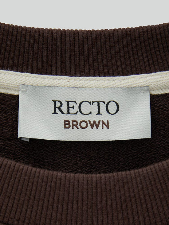 RECTO X BROWN LLEGE LOGO SWEATSHIRT (BROWN) – LINE FRIENDS SQUARE