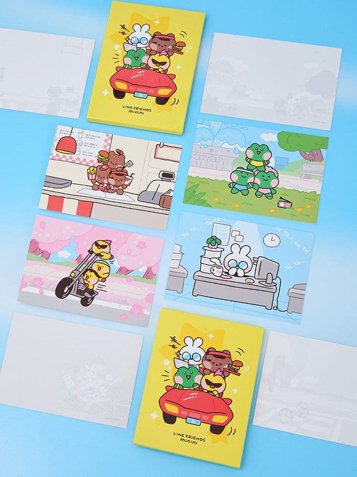 STICKER/CARD – LINE FRIENDS SQUARE
